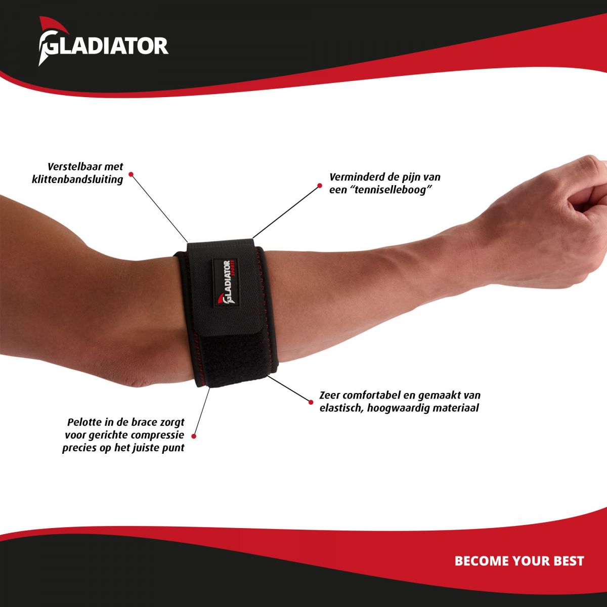 Gladiator Sports Tennisarm Brace | Podobrace